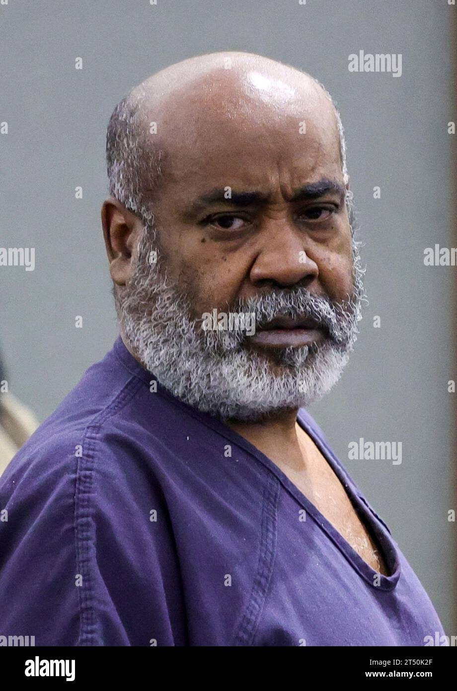 Duane Keith “Keffe D” Davis appears for his arraignment at the Regional ...