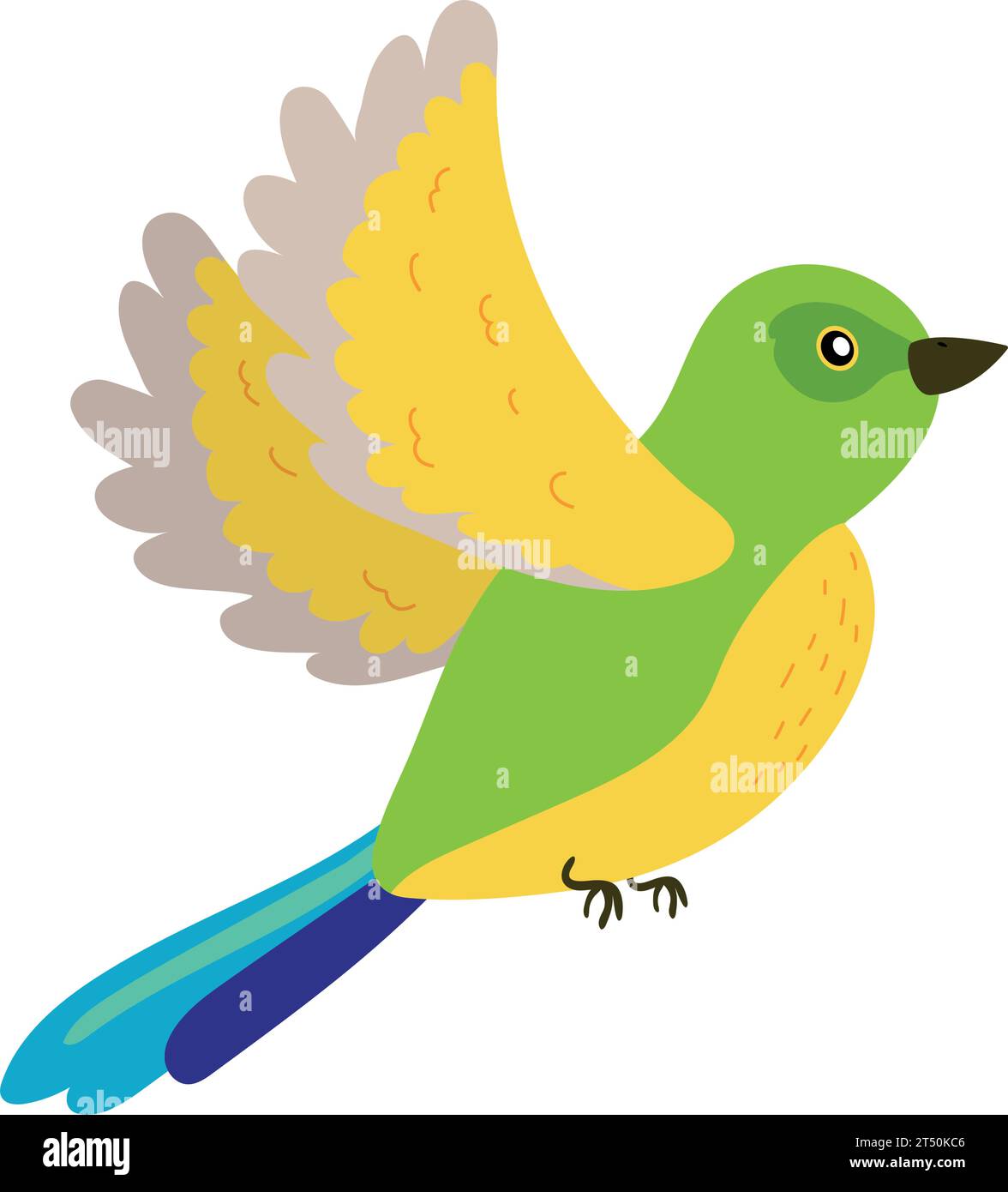 little bird flying illustration Stock Vector Image & Art - Alamy
