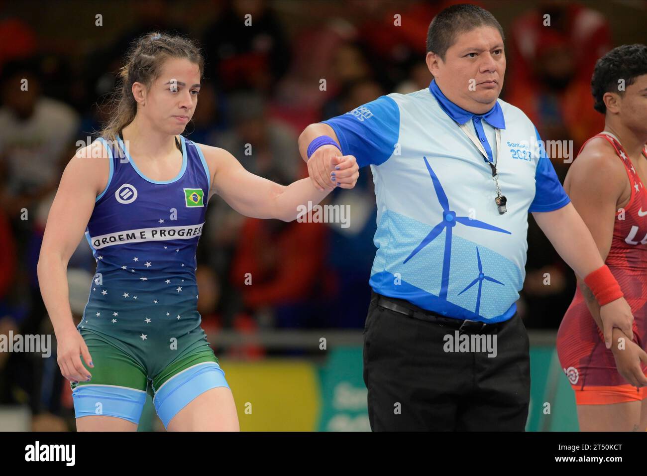 Santiago, Chile. 02nd Nov, 2023. Giulia Penalber from the Brazilian ...