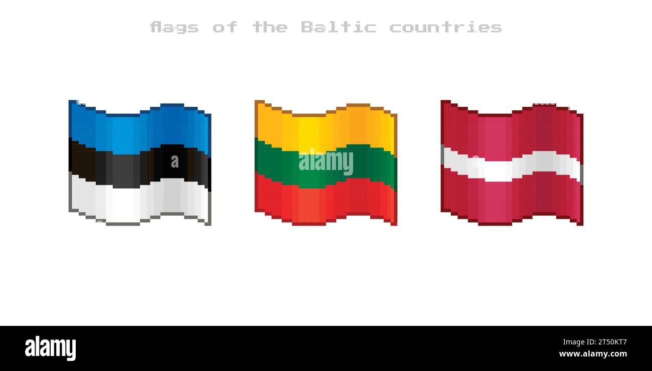 Baltic flags Cut Out Stock Images & Pictures - Alamy