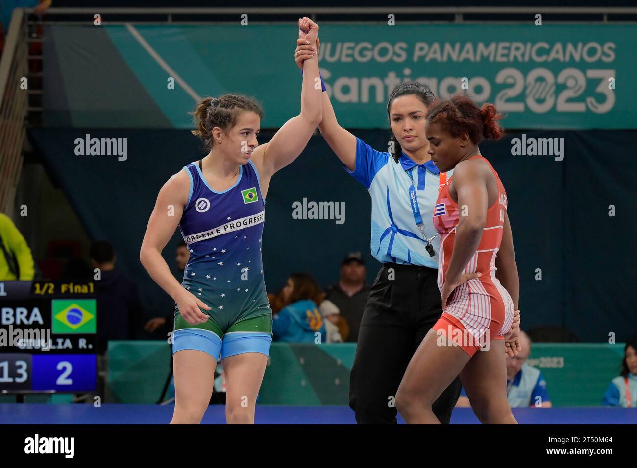 Santiago, Chile. 02nd Nov, 2023. Giulia Penalber from the Brazilian ...