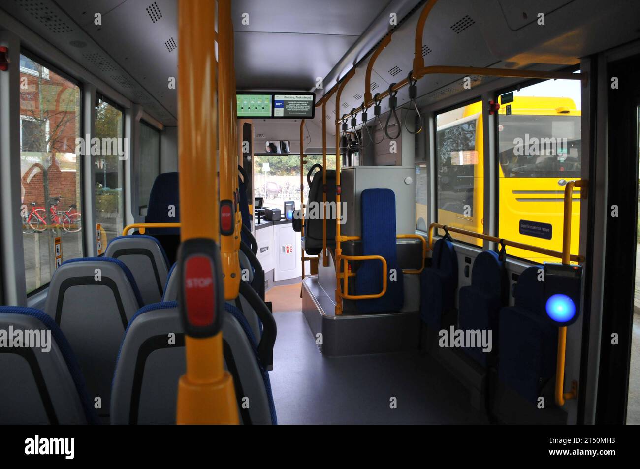 Copenhagen, Denmark /02 November 2023/. Danish public bus transpotrt ...