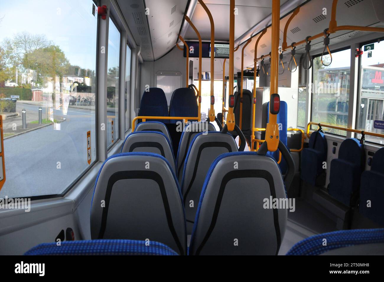 Copenhagen, Denmark /02 November 2023/. Danish public bus transpotrt ...