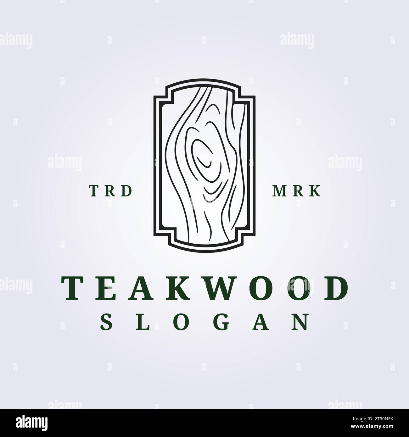 Teak wood forest Stock Vector Images - Alamy