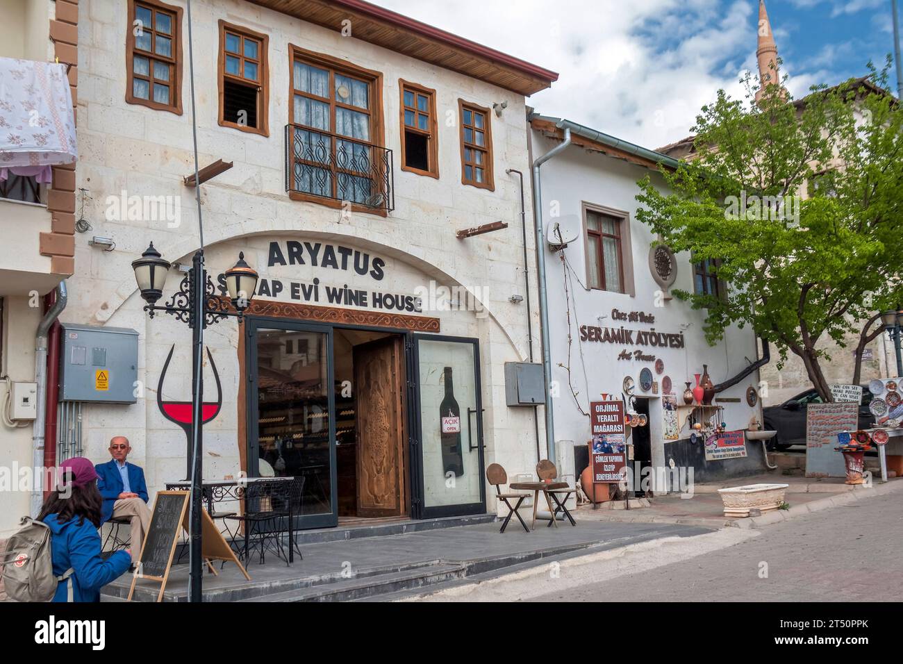 Small restaurant.Avanos Cappadocia Turkey Stock Photo - Alamy