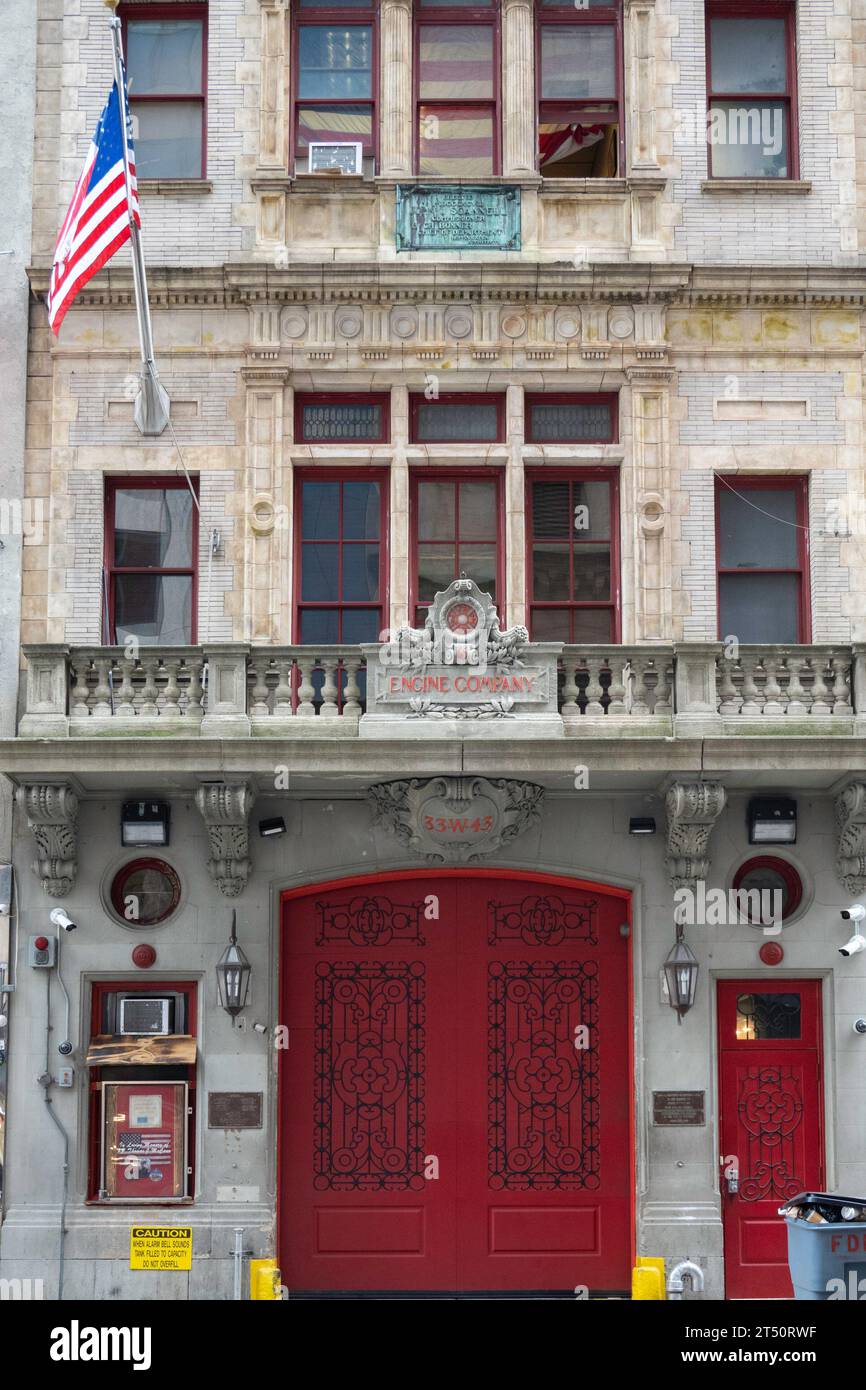 Engine co. 65 of FDNY is located at 33 W. 43rd St. in Midtown Manhattan ...