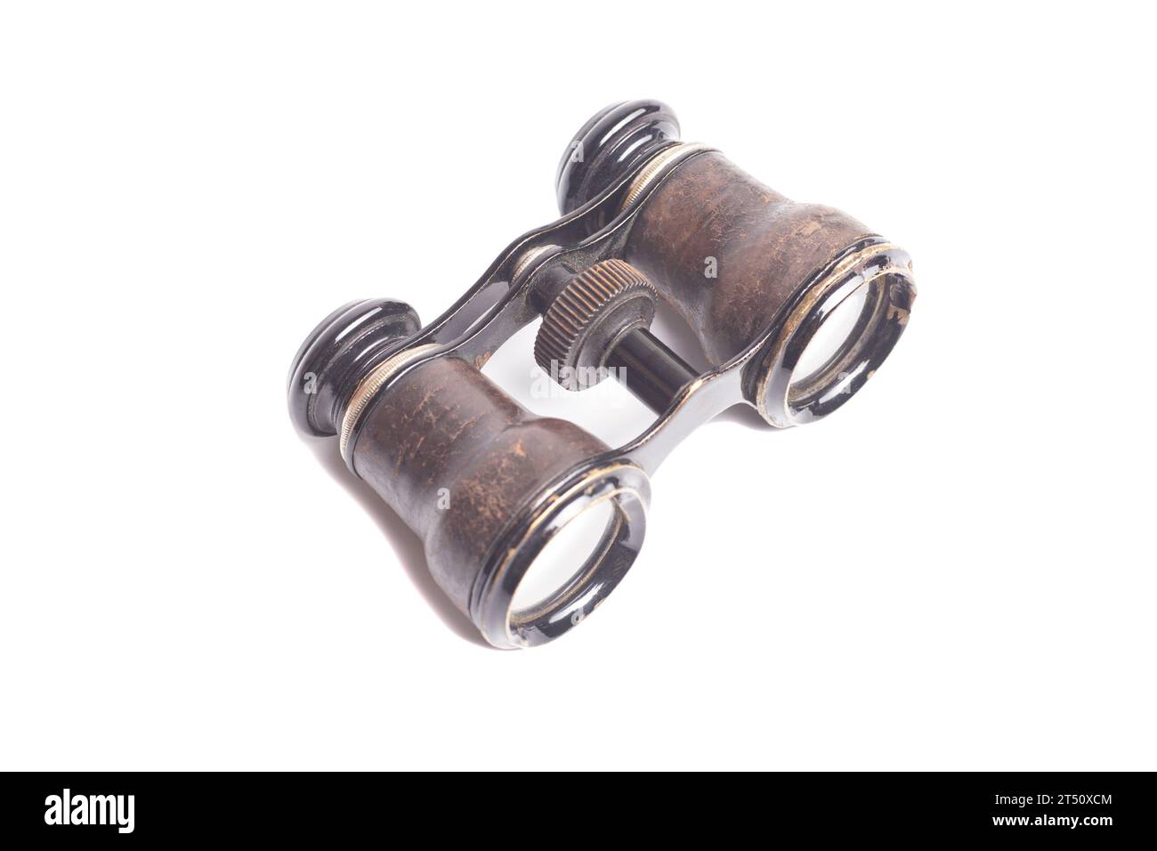 vintage military field glass isolated on white background Stock Photo ...