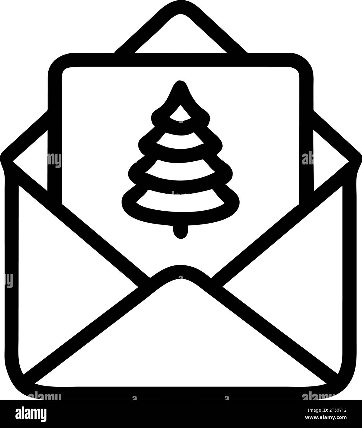 christmas card icon Stock Vector Image & Art - Alamy