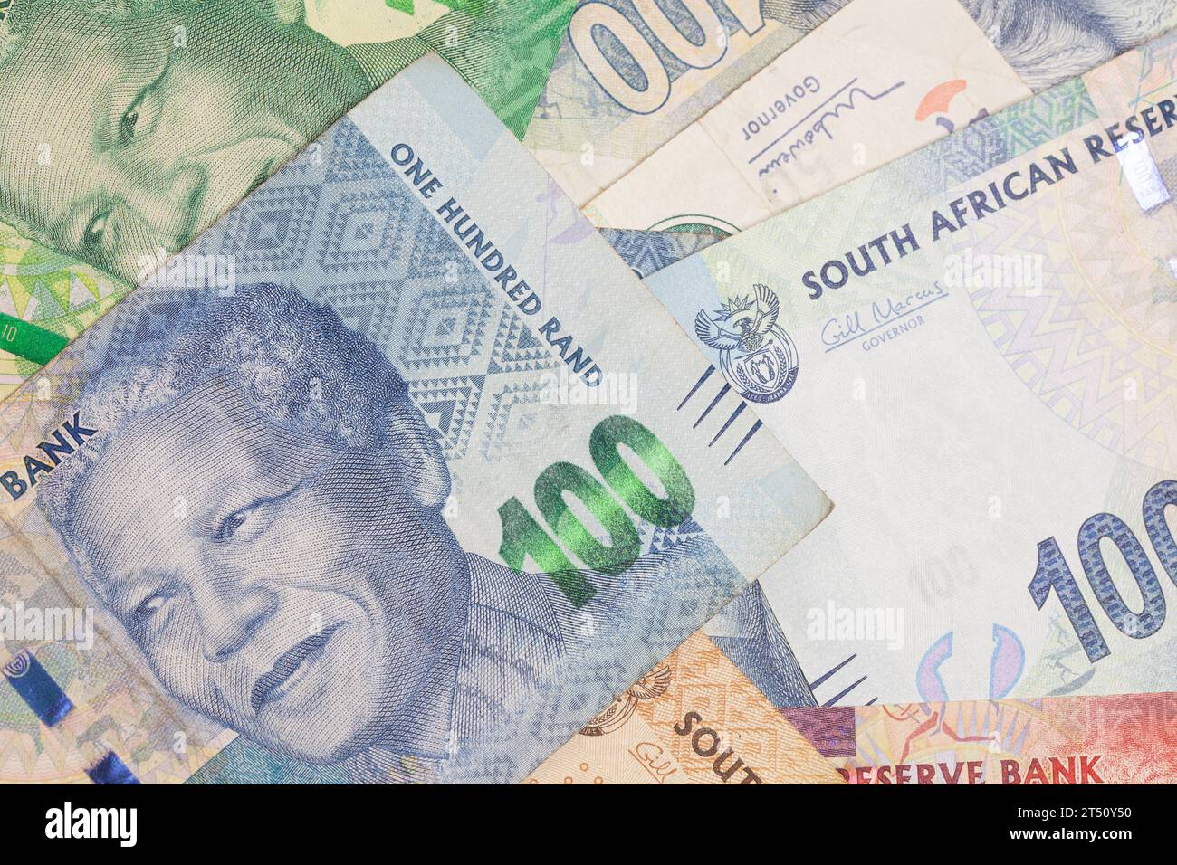 South African money rand banknotes Stock Photo - Alamy