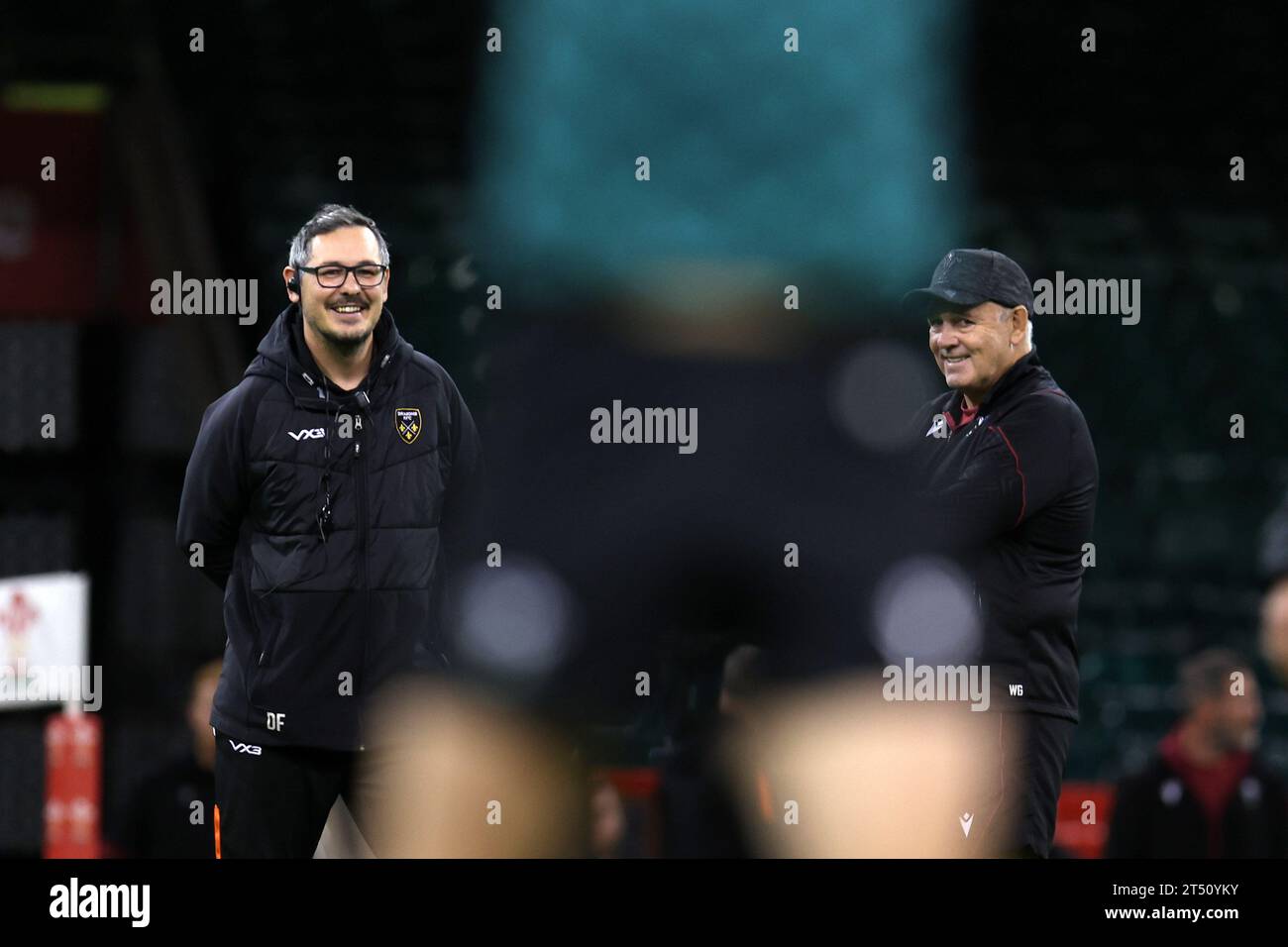 Cardiff, UK. 02nd Nov, 2023. Warren Gatland, the head coach of Wales ...