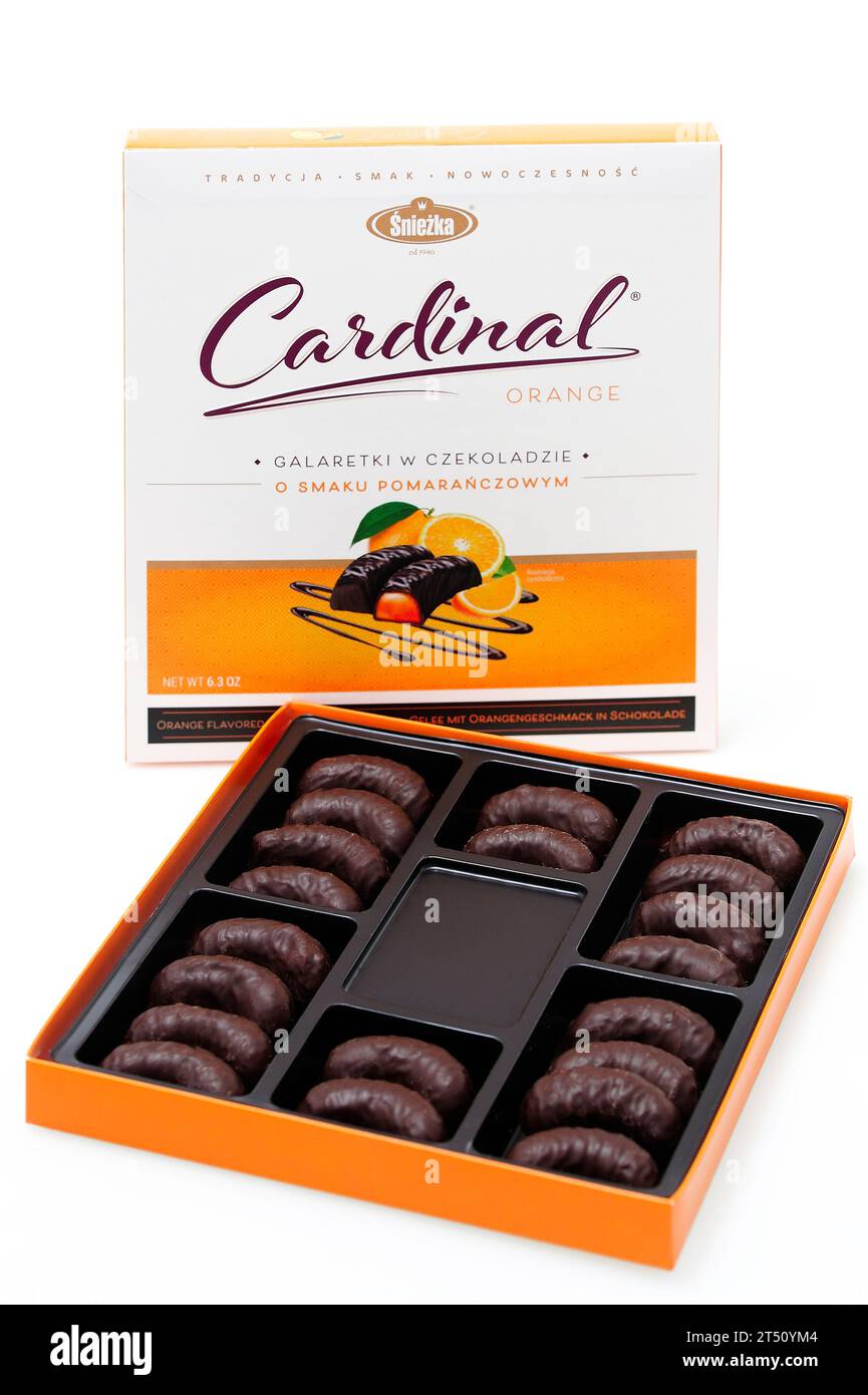 Sniezka, Polska, Swiebodzice,box of chocolates, sweets, chocolate ...