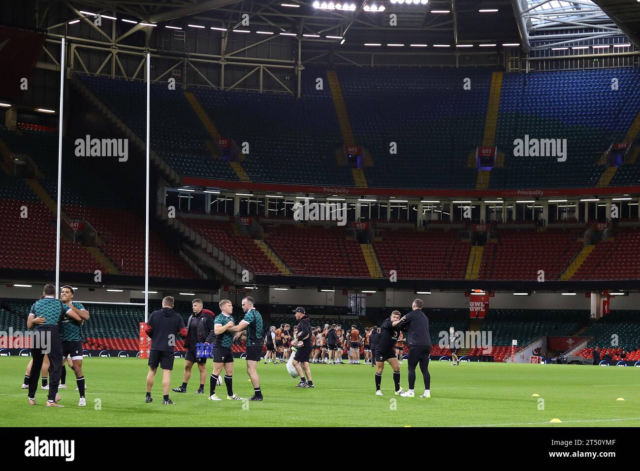 Cardiff, UK. 02nd Nov, 2023. A general view as the Dragons rugby team ...