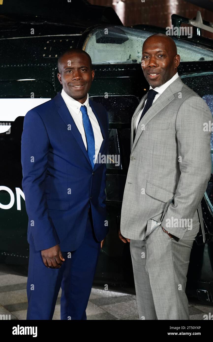 Contestants Colin Barnes and Daniel Fenner arrive for the premiere of ...