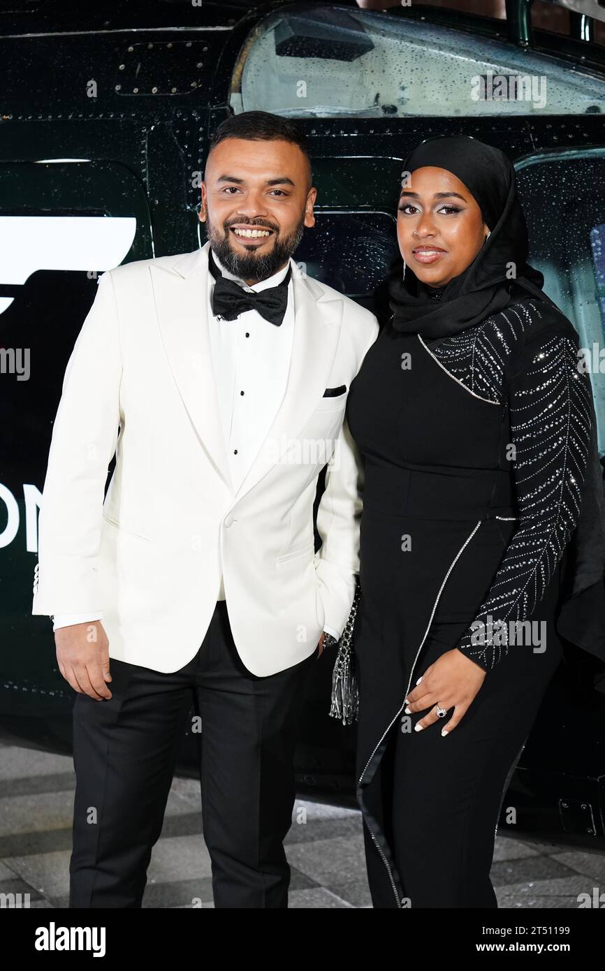 Contestants Josh Ali and Kamara Davis arrive for the premiere of the ...