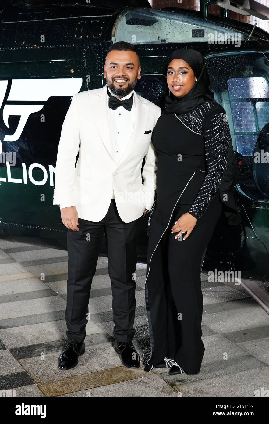 Contestants Josh Ali and Kamara Davis arrive for the premiere of the ...