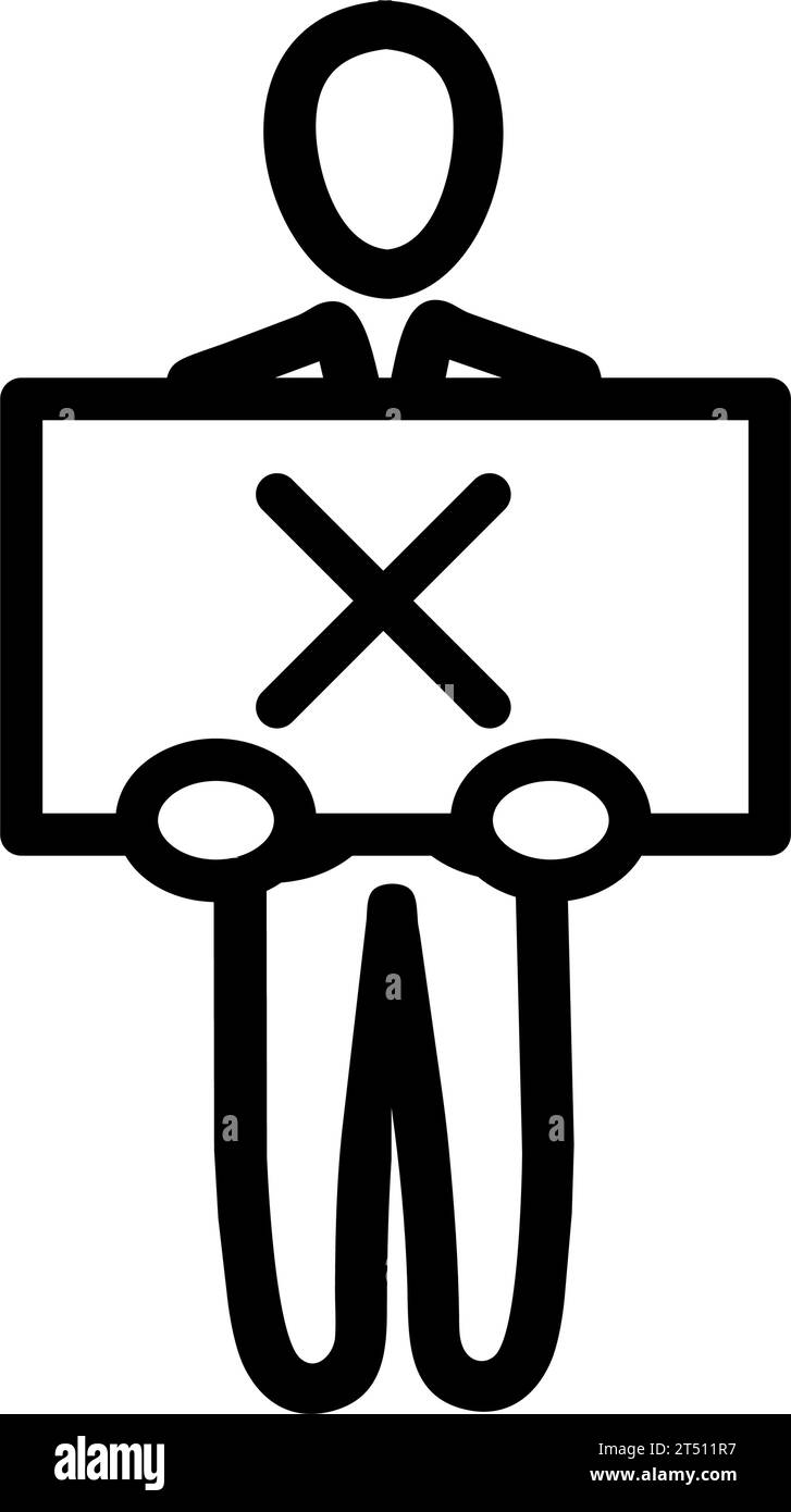 person icon with ban sign Stock Vector Image & Art - Alamy