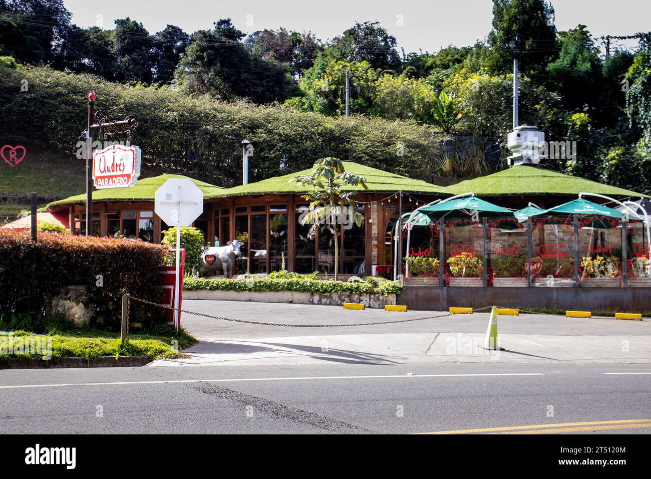 La Calera, Cundinamarca, Colombia - 21 October 2023. Paradero Andres a ...
