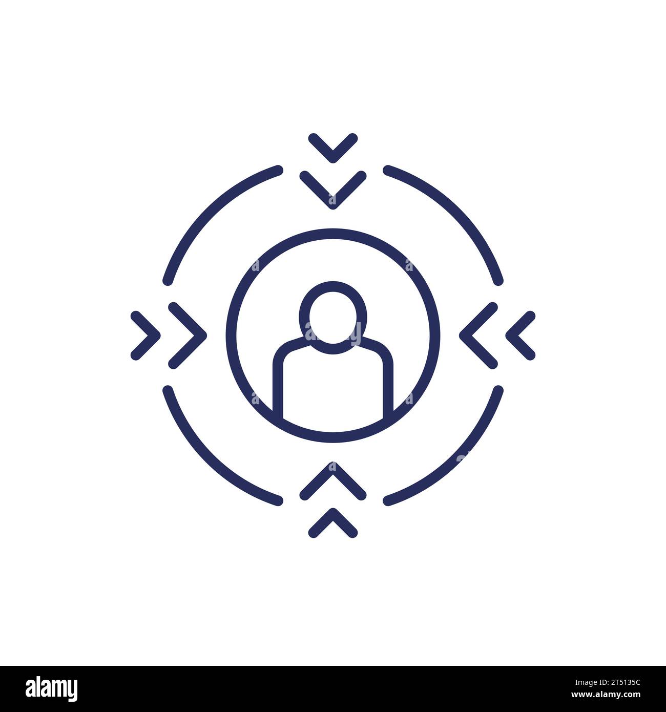 Focus on client icon, customer centricity vector Stock Vector Image ... Focus on client icon, customer centricity vector Stock Vector Image ...