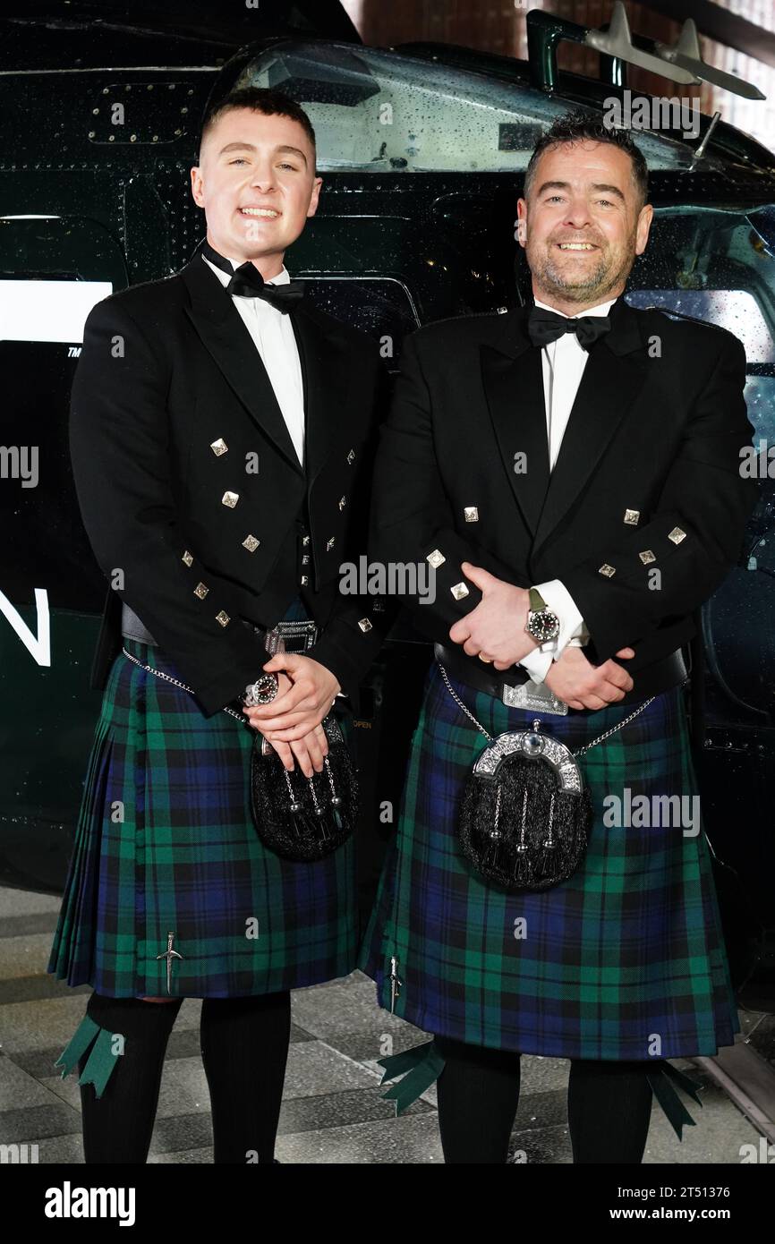 Contestants Sam O'Neil and James O'Neil arrive for the premiere of the ...
