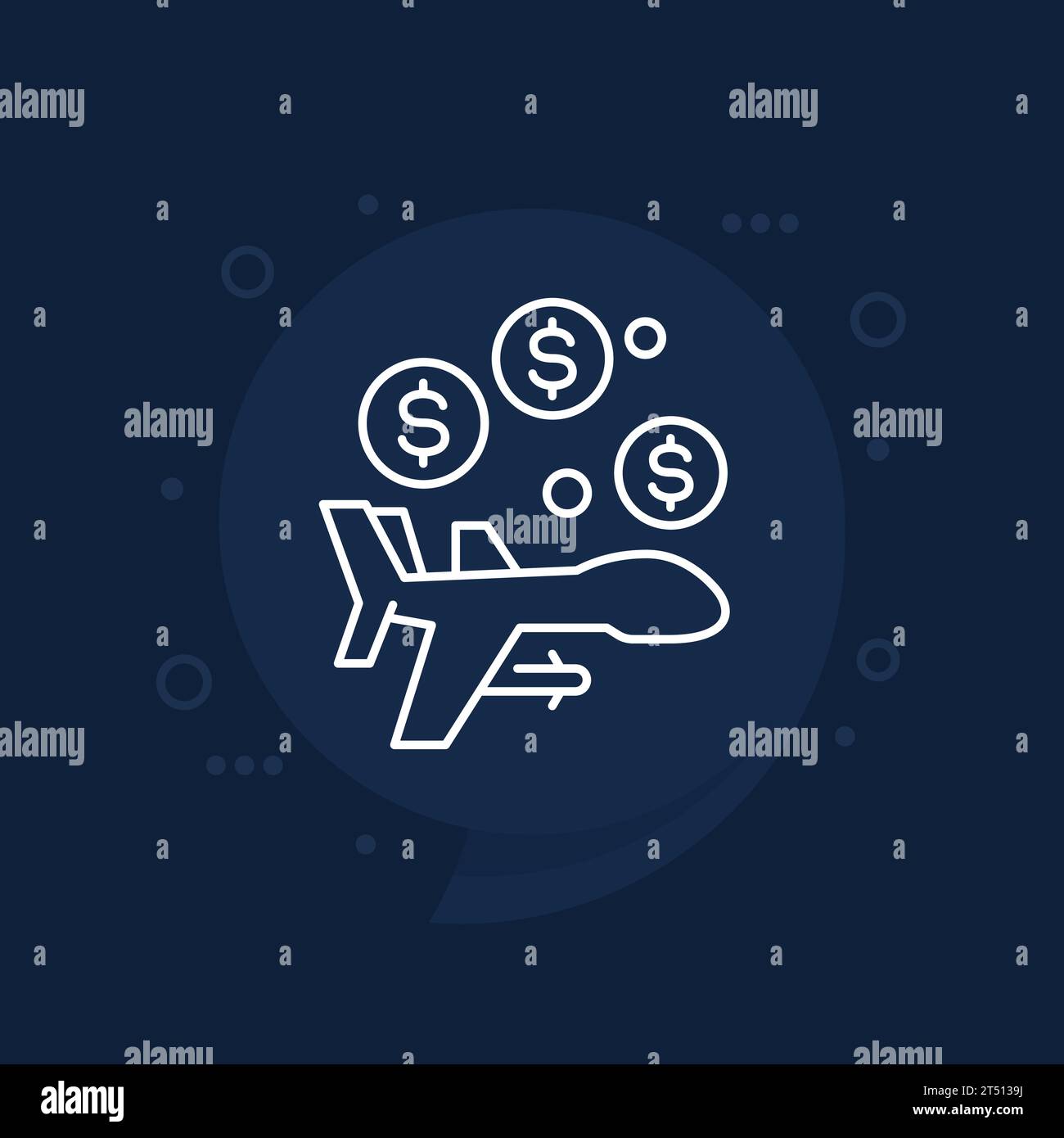 military spending line vector icon Stock Vector Image & Art - Alamy