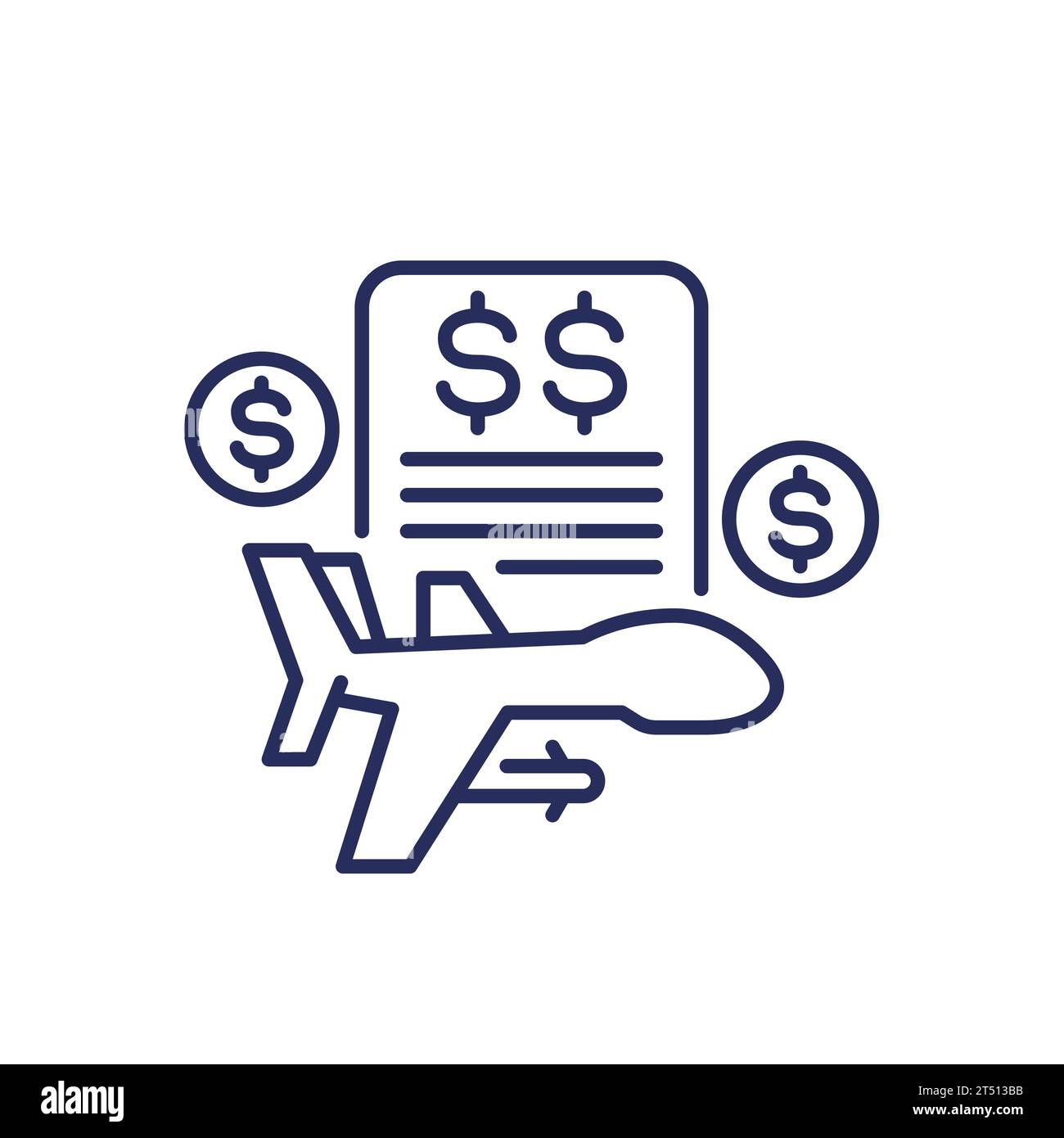 military spending line icon on white Stock Vector Image & Art - Alamy