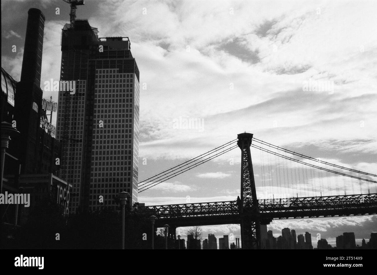 Dramatic black white bridge hi-res stock photography and images - Alamy