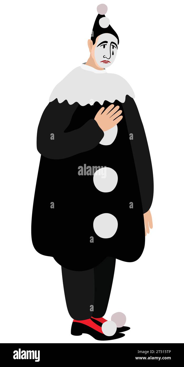 Pierrot costume Cut Out Stock Images & Pictures - Alamy