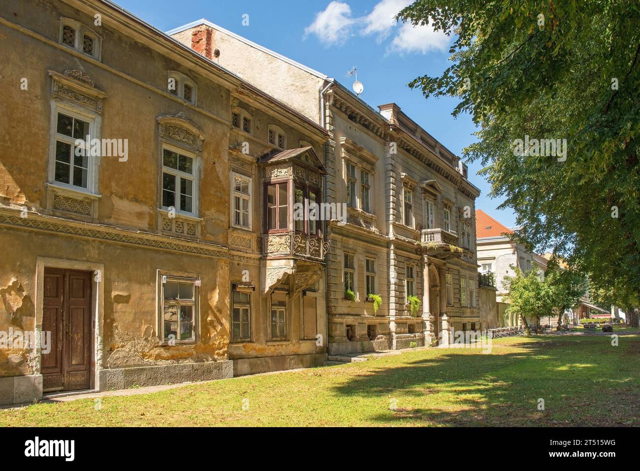 Historic residential buildings on Franjo Trudan Promenade, also called ...