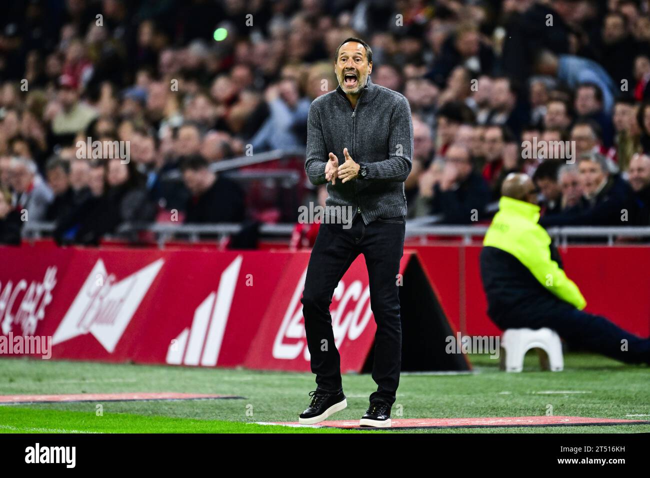 AMSTERDAM - Ajax interim coach John van't Schip during the Dutch ...