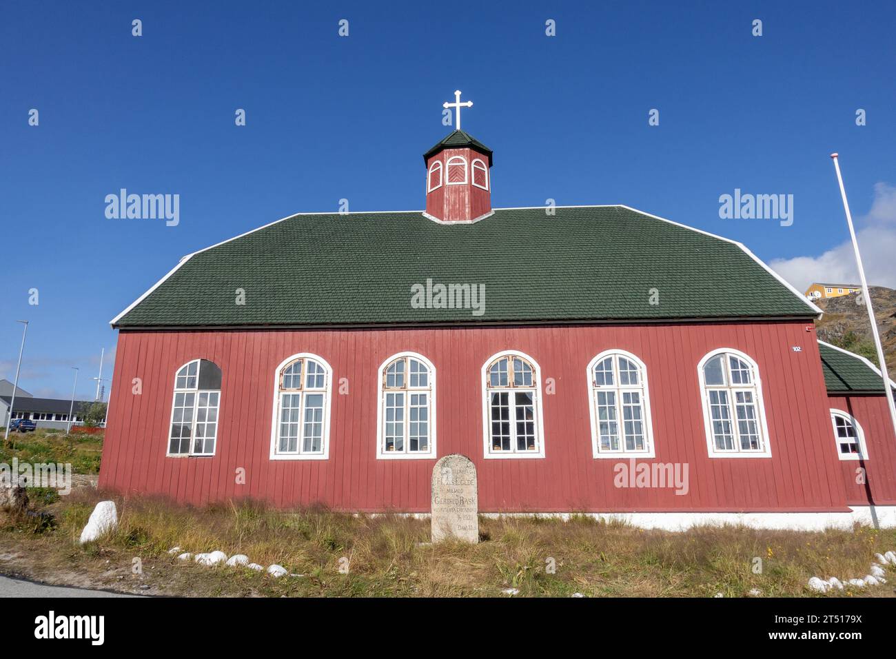The Church of Our Savior (Vor Freslers Kirke), A Red Wooden Lutheran ...