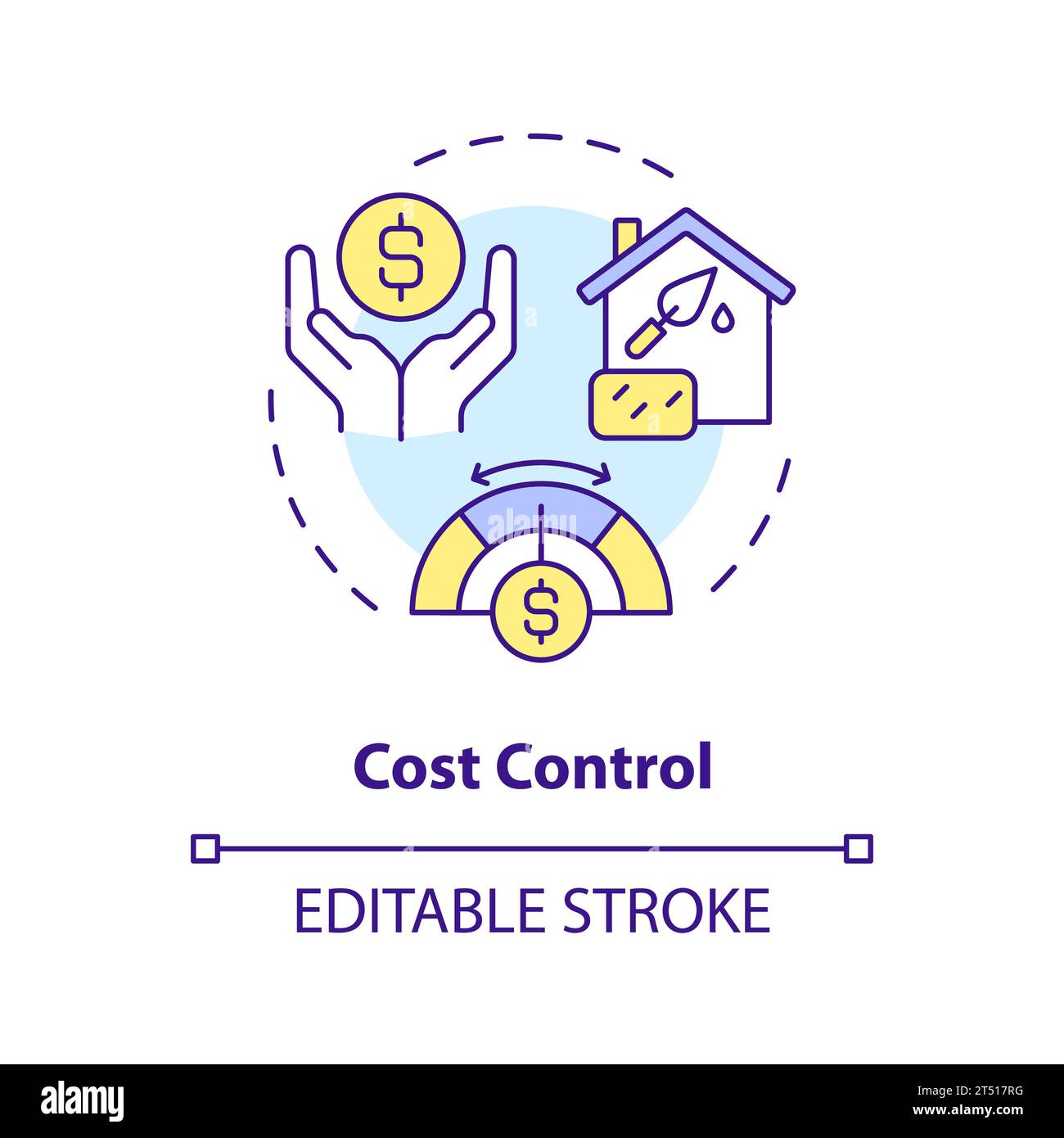 2D thin linear icon cost control concept Stock Vector Image & Art - Alamy 2D thin linear icon cost control concept Stock Vector Image & Art - Alamy