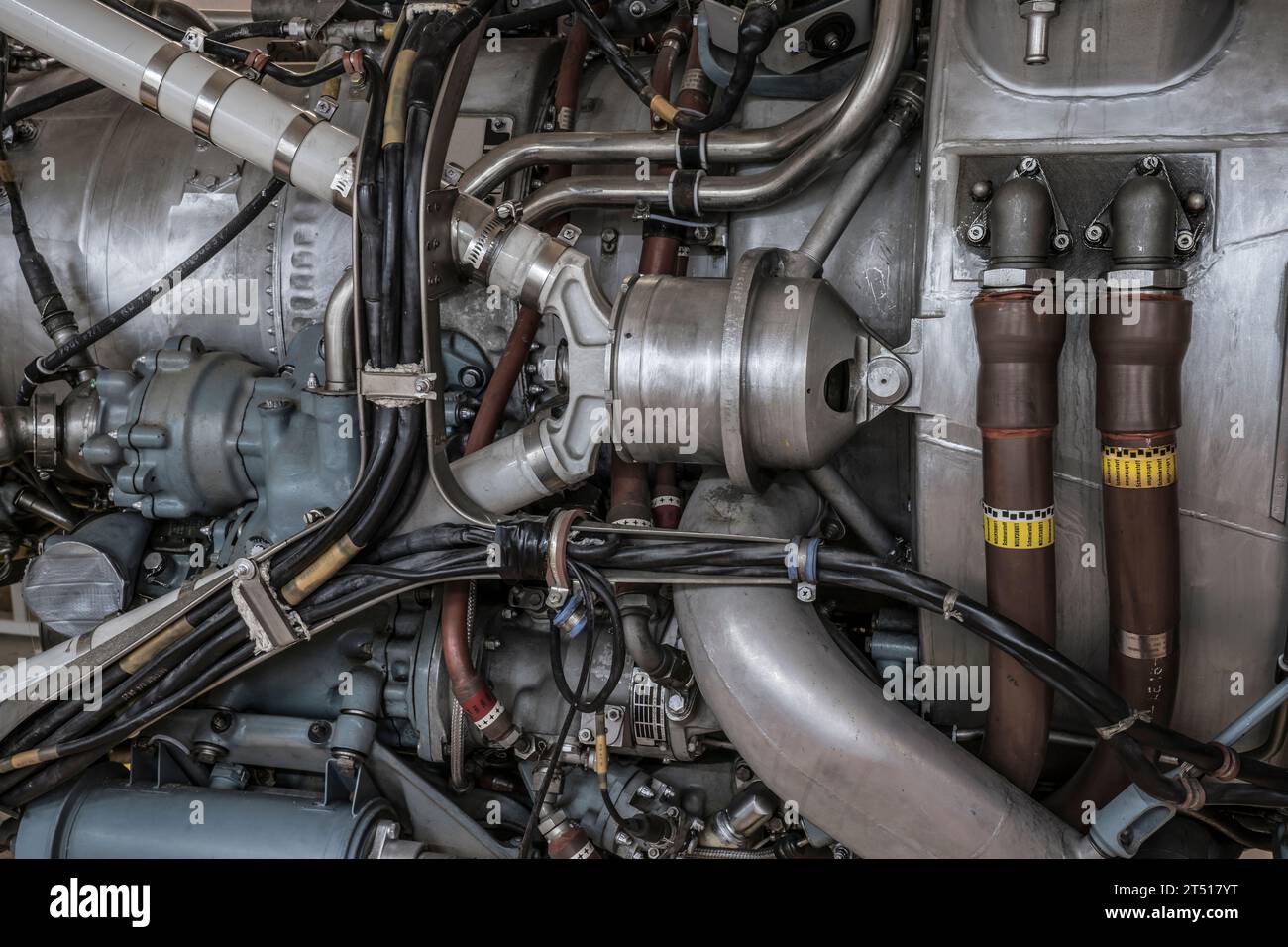 detail of a historic jet engine Stock Photo - Alamy