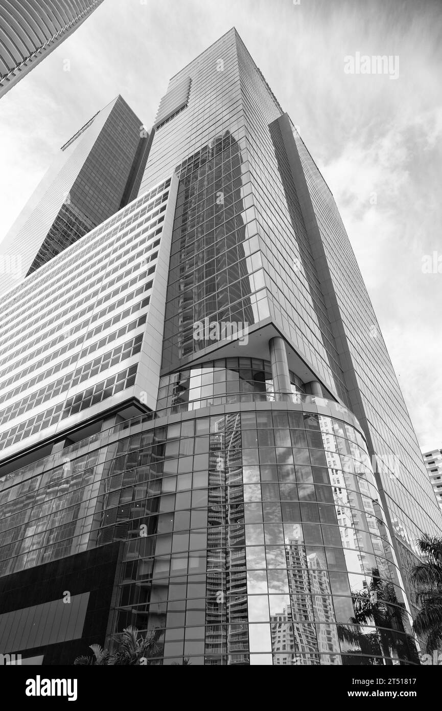 image of skyscraper perspective exterior. perspective view on ...