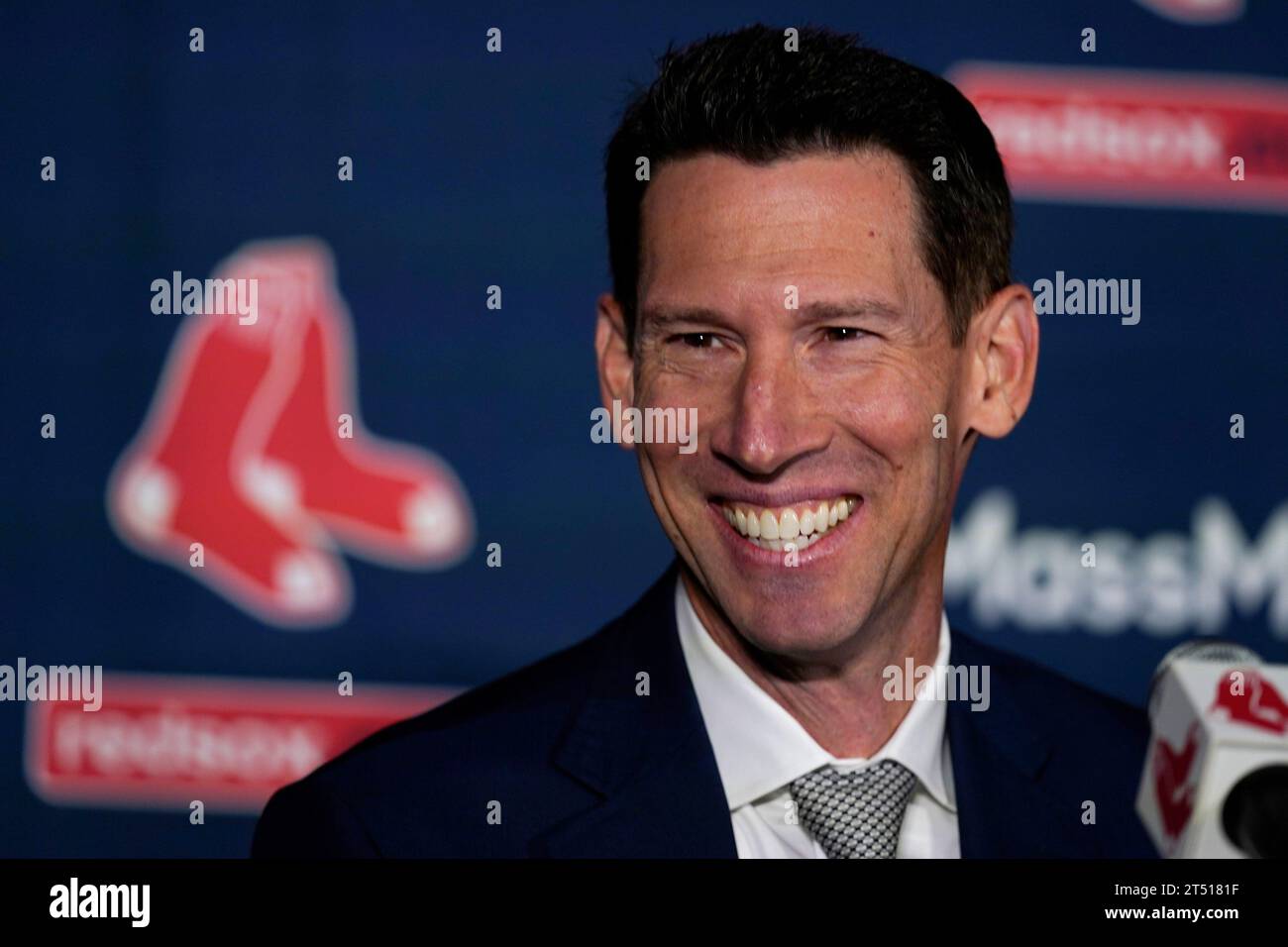 Boston Red Sox chief baseball officer Craig Breslow during a press ...