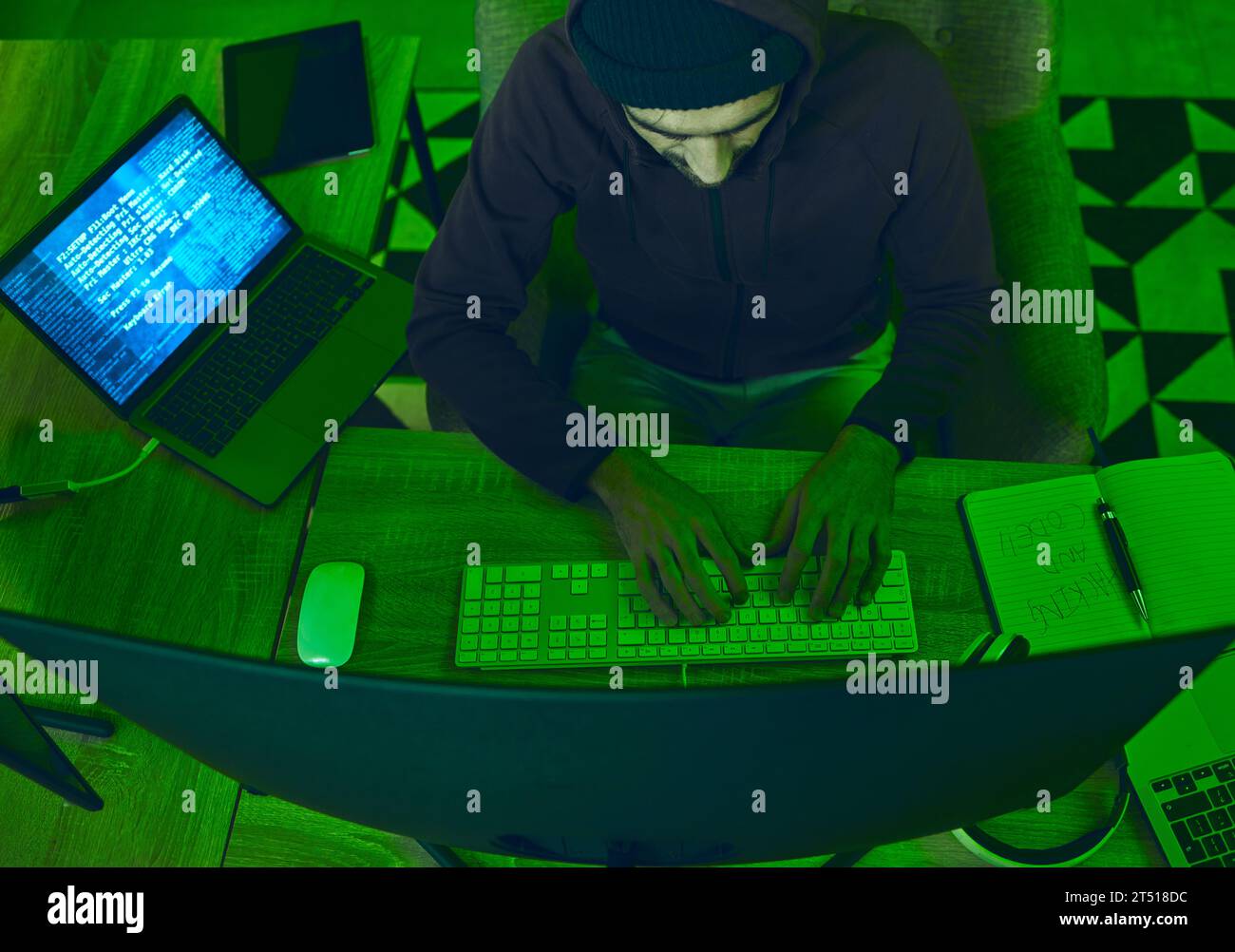 Cybersecurity crime hands hacker hi-res stock photography and images ...