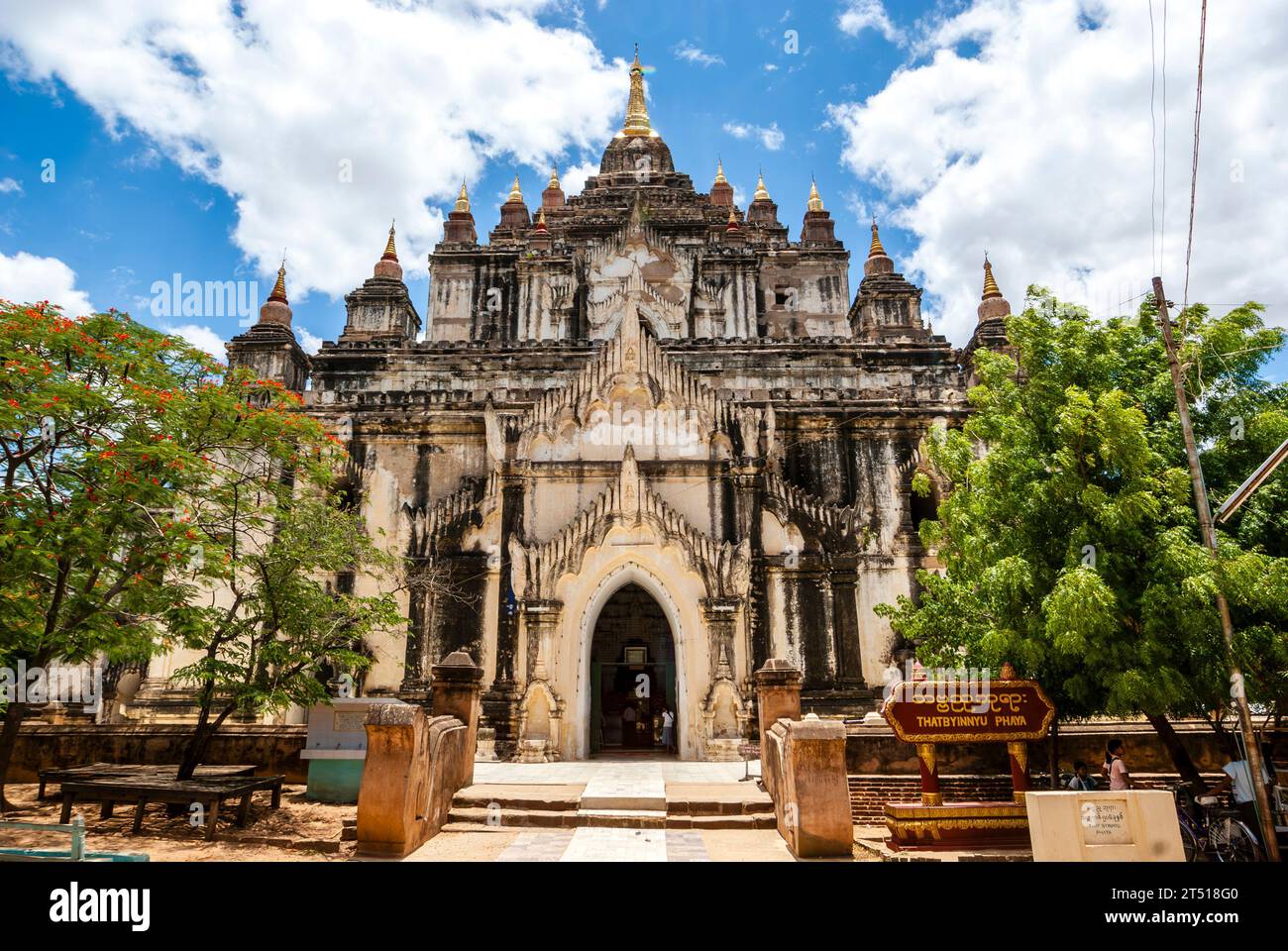 Exterior of the Thatbyinnyu Pahto, Bagan's highest temple was built in ...