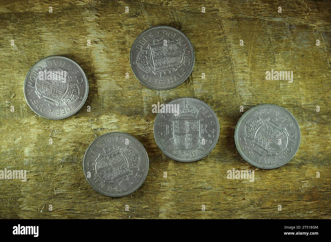 Old money shillings pence hi-res stock photography and images - Alamy