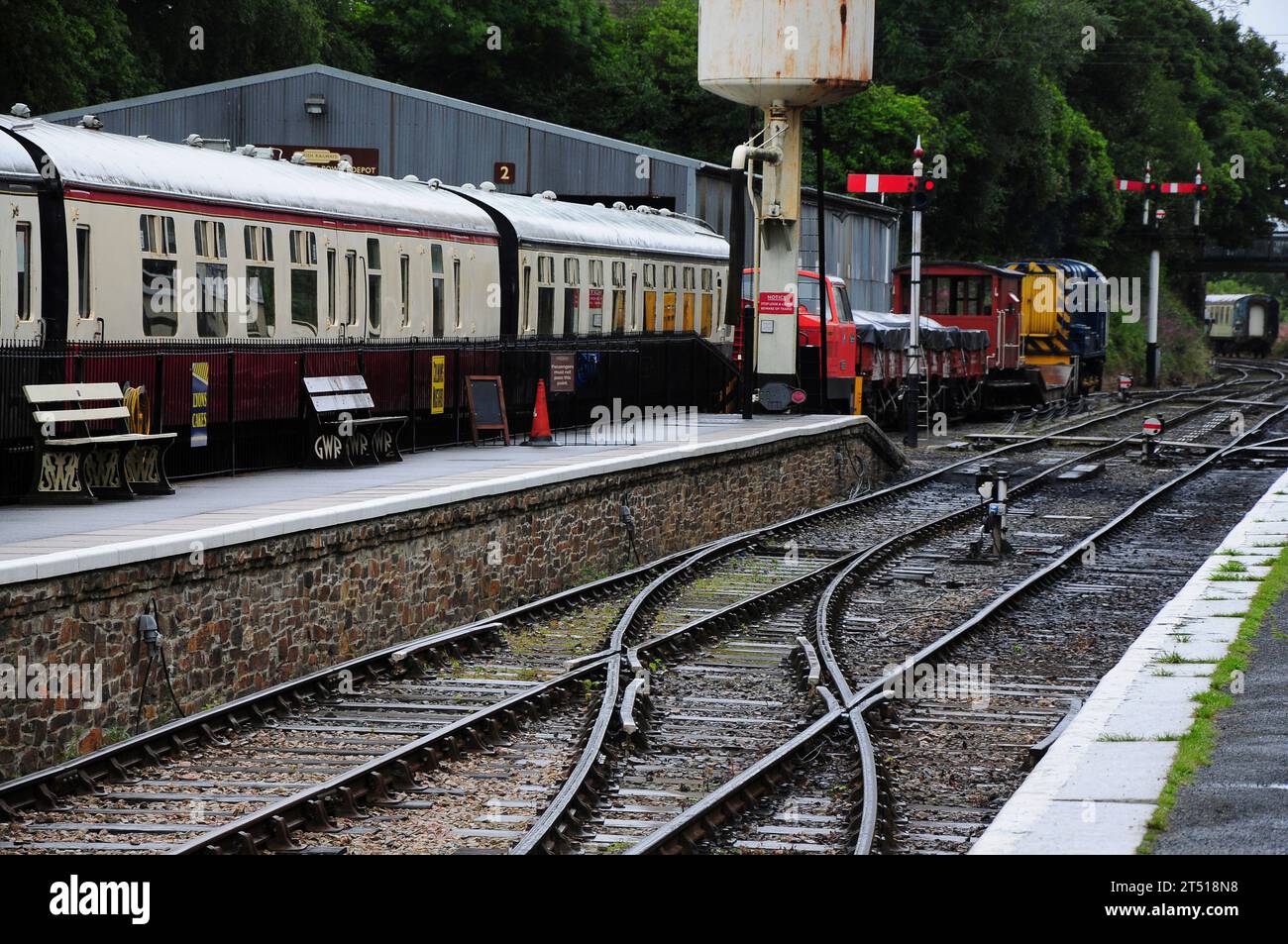 Bodmin railway station, Cornwall, England Stock Photo - Alamy