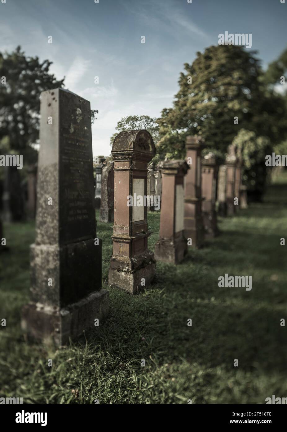 historic jewish graveyard Stock Photo - Alamy