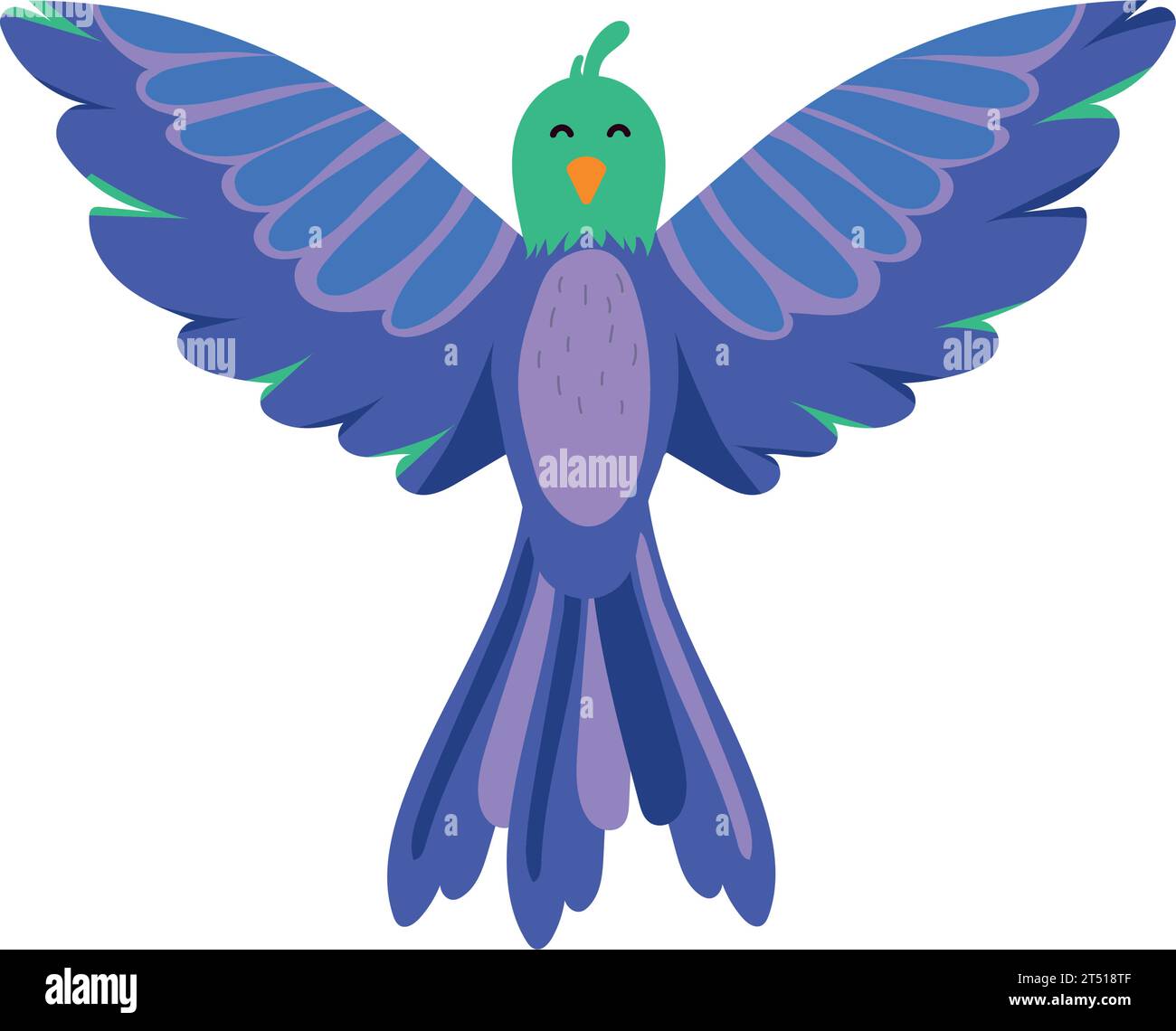 little purple bird flying Stock Vector Image & Art - Alamy