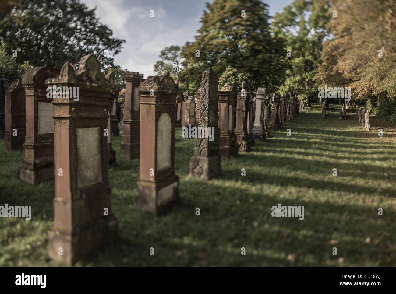 historic jewish graveyard Stock Photo - Alamy