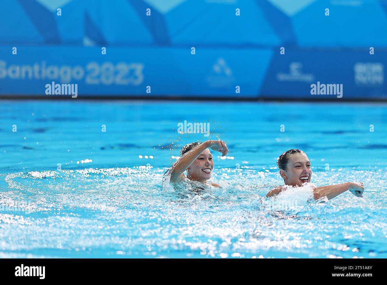 Santiago, Chile. 02nd Nov, 2023. Megumi Field and Ruby Remati of United ...