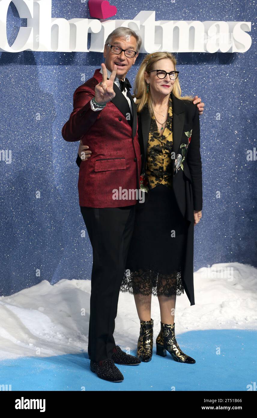 Director Paul Feig and Laurie Feig attend the "Last Christmas" UK ...
