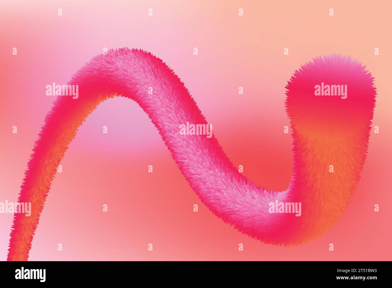 Abstract curved 3d shape Royalty Free Vector Image Stock Vector Image ...