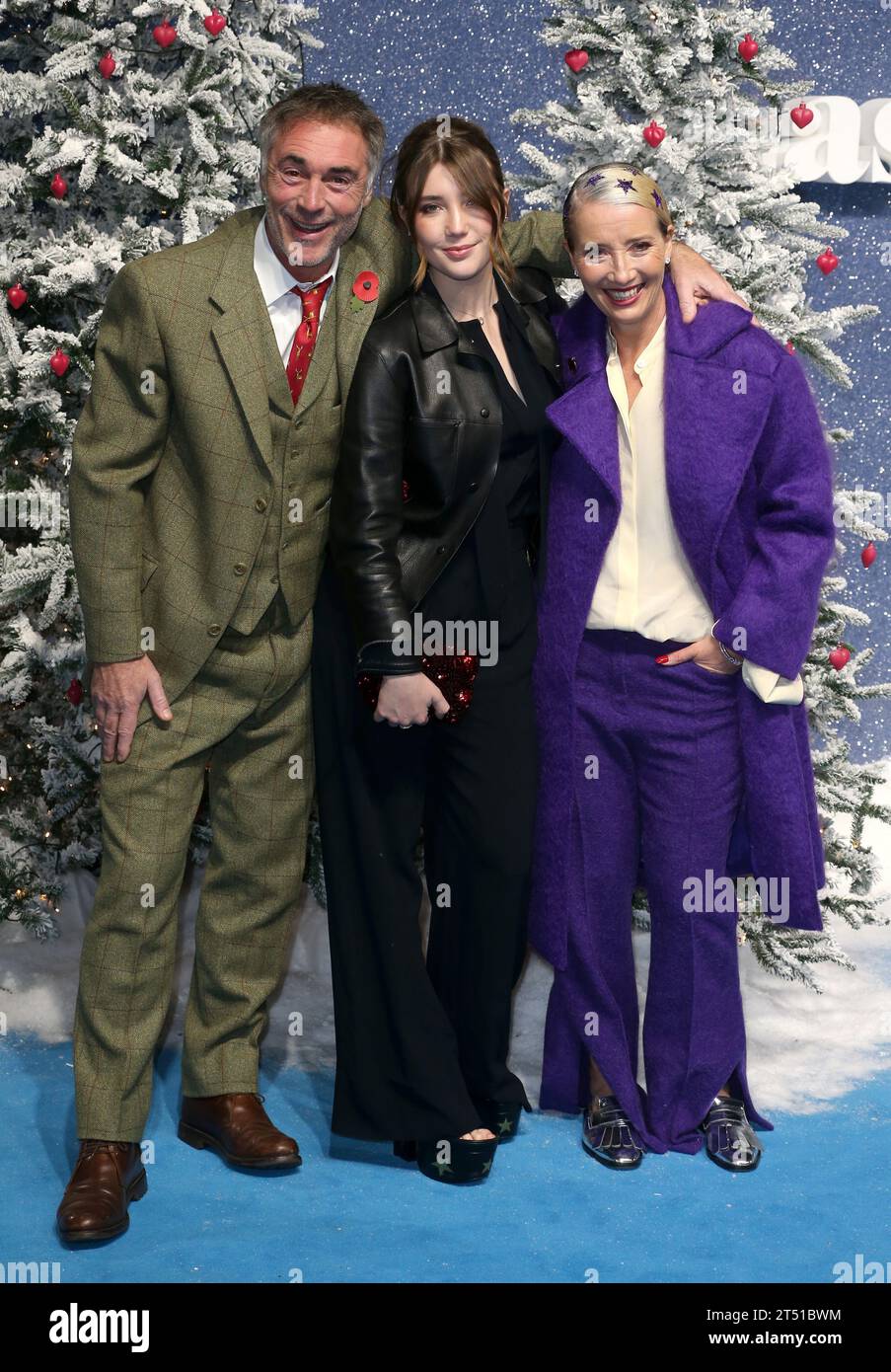 Greg Wise, Gaia Wise and Emma Thompson attend the "Last Christmas" UK ...