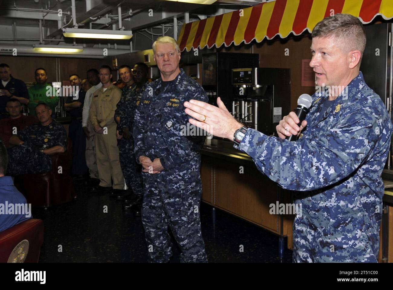 (CVW) 11, (VFA) 97, CNO, MCPON, USS Nimitz (CVN 68 Stock Photo - Alamy