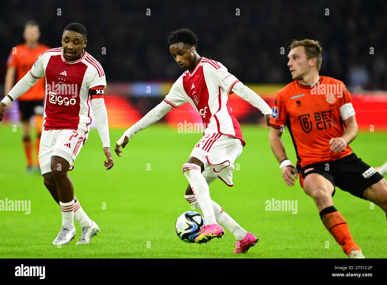 AMSTERDAM - Ar'Jany Martha of Ajax during the Dutch Eredivisie match ...