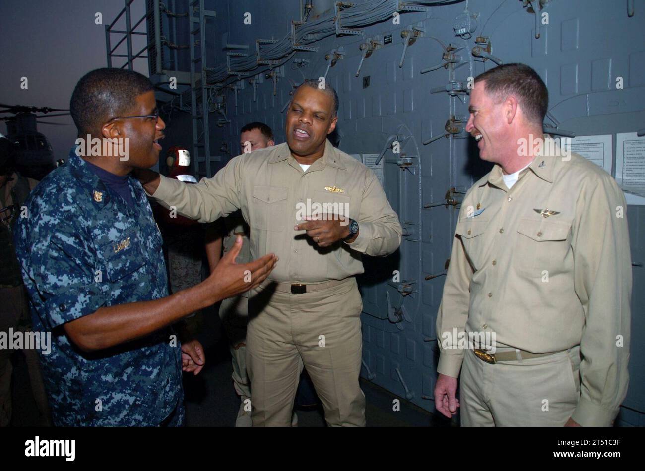 0911183925A-002 PERSIAN GULF (Nov. 18, 2009) Rear Adm. Sinclair Harris ...