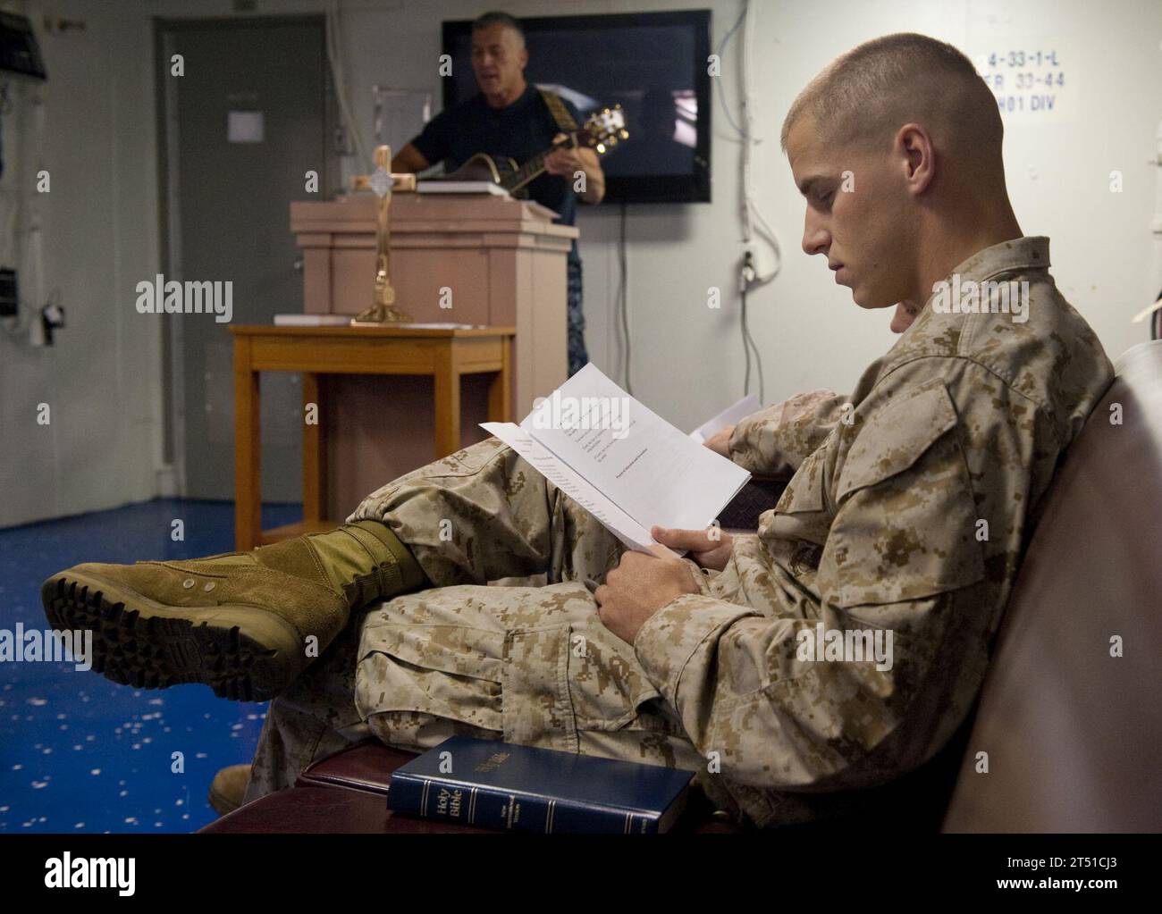 (LPD 18), Aho Brien, amphibious, CHAPEL, chaplain, marine, Pacific ...