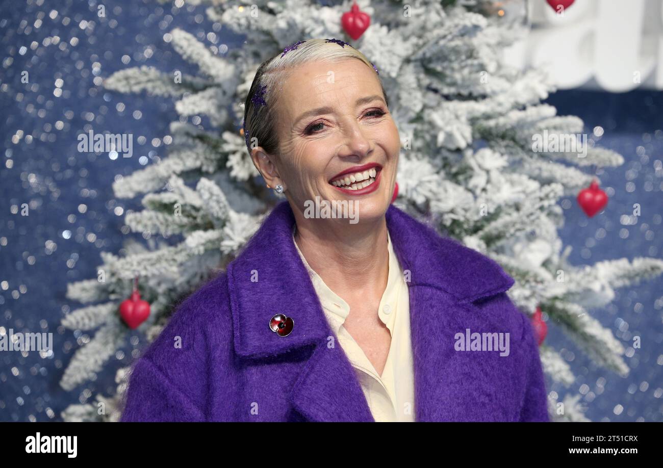 London, UK. 11th Nov, 2019. Emma Thompson attends the ''Last Christmas ...